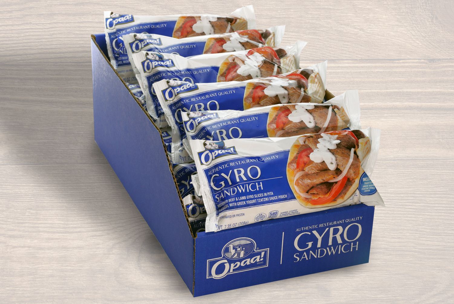 GDK Foods – Individually Wrapped Gyros – CSP - Grecian Delight Kronos Foods