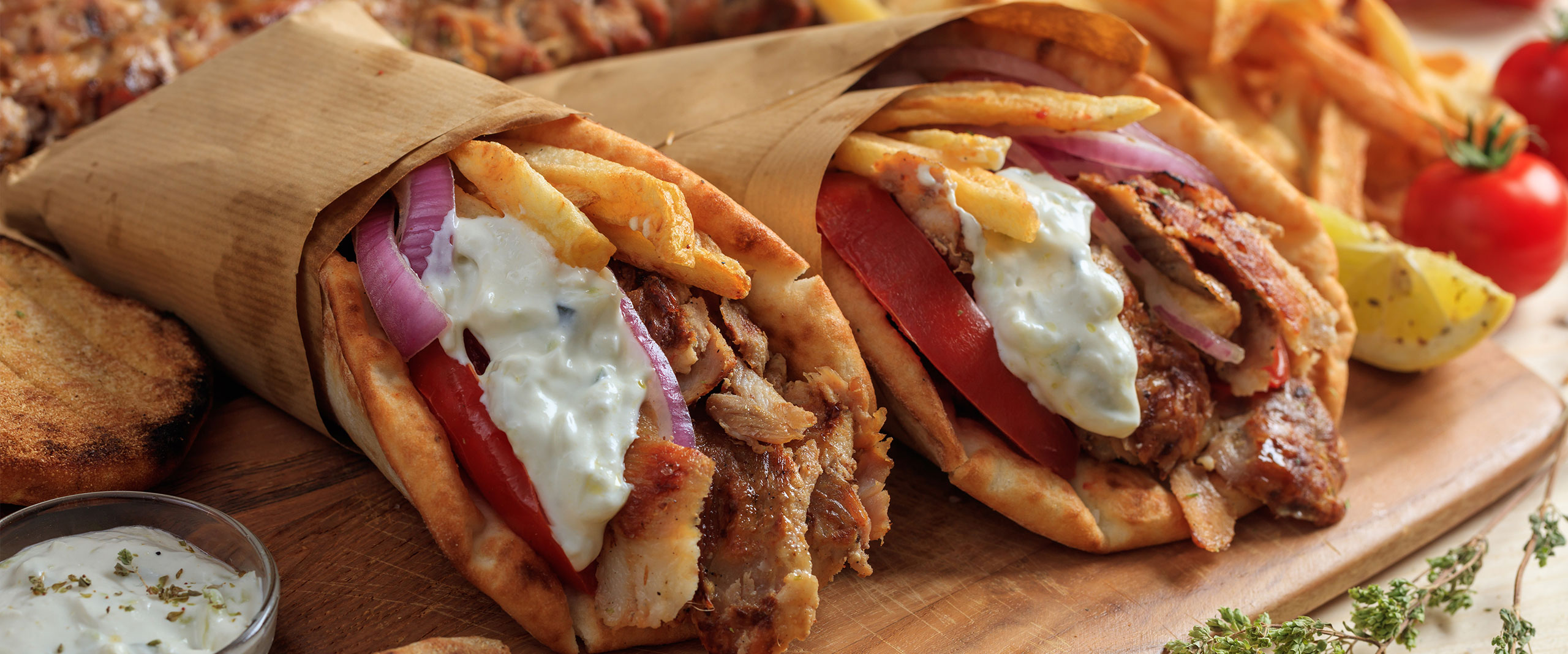 Loaded Chicken Shawarma - Grecian Delight | Kronos Foods